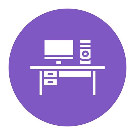 Premium Vector Workspace Vector Illustration Style
