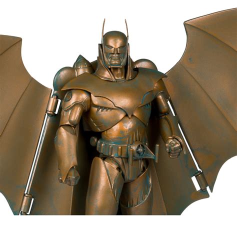 Dc Multiverse Armored Batman Kingdom Come Patina Edition Gold Labe