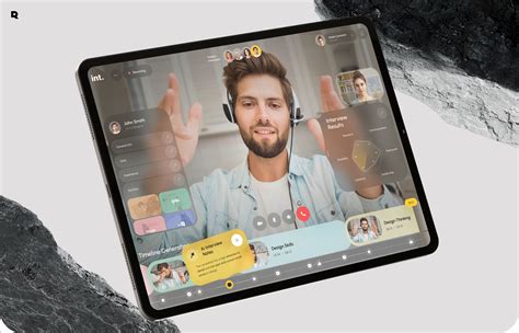 ai interview assistant ui ux design behance