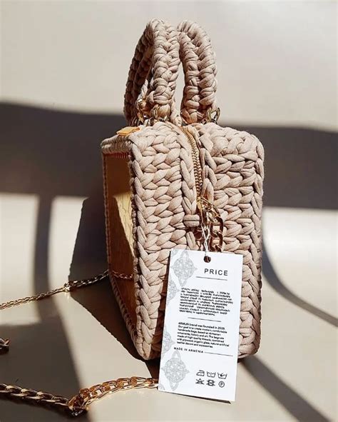 Armenian Alphabet Handmade Bag - rednur.com