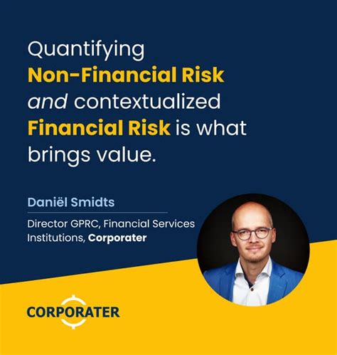 Quantifying Non Financial Risk And Contextualized Financial Risk Is