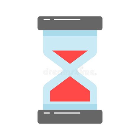 An Icon Of Hourglass In Modern Flat Style Customizable Vector Stock Vector Illustration Of