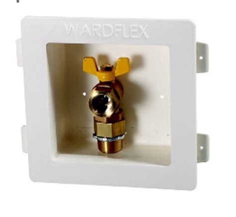 12 Gas Valve And Outlet Box Wardflex Flush Mount 701 Warren Pipe And