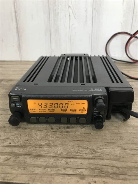 Yahoo!オークション - ICOM IC-207D DUO BAND FM TRANSCEIVER
