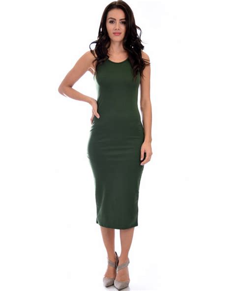 Lyss Loo Hourglass Bodycon Black Midi Dress Clothing Showroom