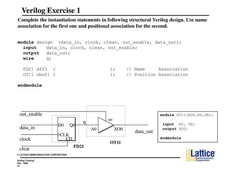 ppt lattice verilog training part i jimmy gao powerpoint presentation
