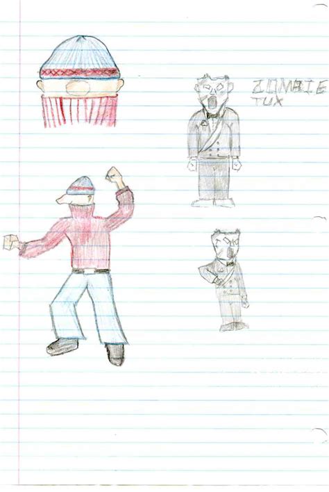 Zombie Tux By Thegardener On Deviantart