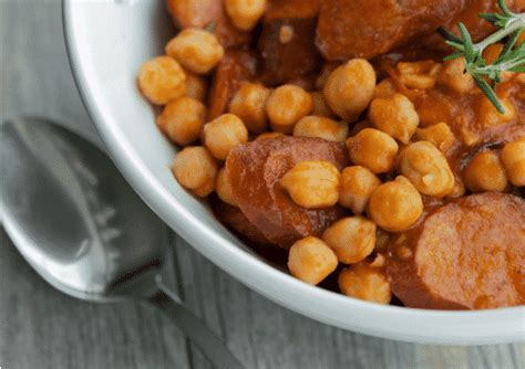 Slow Cooker Kielbasa Chickpea And Tomato Ragout