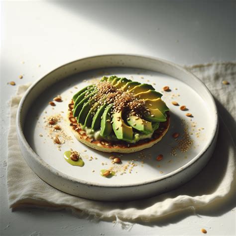 Tostadas De Aguacate Con Semillas De Sésamo