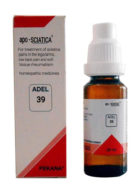 Adel 39 Apo Sciaticahomeopathicmedicinesdrops For Treatment Fo Sciatica