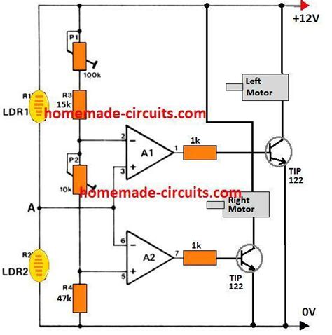 Simple Robot Circuit Diagram Circuit Diagram