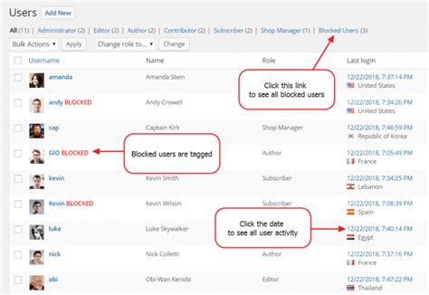 How To Block A Wordpress User Wordpress Security Plugin Firewall