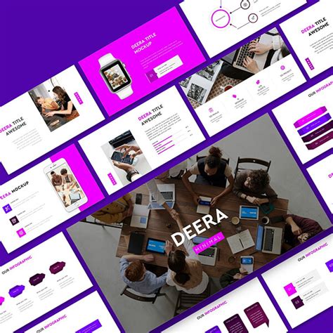 Шаблон корпоративной презентации Deera Biecom Market