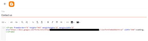 How To Add A Google Contact Form In Blogger GeeksforGeeks