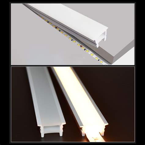 Flat 10mm Led Tape Light Diffuser Flexible Recessed Light Cover