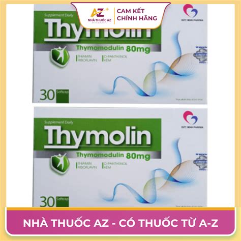 Thuốc Thymolin Thymomodulin 80mg Tăng Cường Sức đề Kháng Cải Thiện