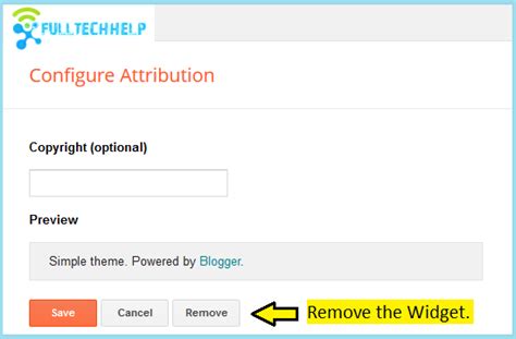 How To Remove Powered By Blogger From Your Blog Footer In 2025