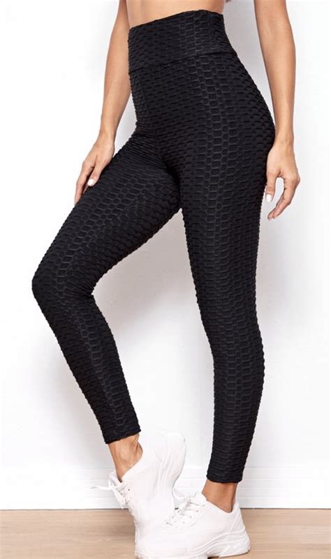 Tiktok Legging Sport Legging Dames Sport Legging Kleur Zwart Bol