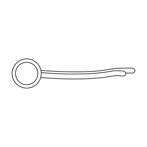 Scallop Vector Icon Outline Vector Icon Isolated On White Background Scallop Stock Vector