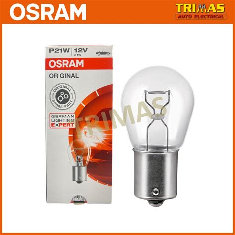 Original Osram 1141 P21w Ba15s Car Signal Reverse Back Fog Light Bulb