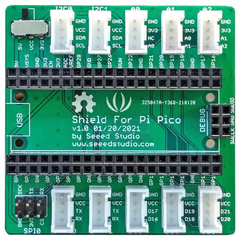 seeed módulo shield grove compatível com raspberry pi pico shiel for