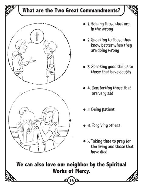 What Are The Two Great Commandments Coloring Page4