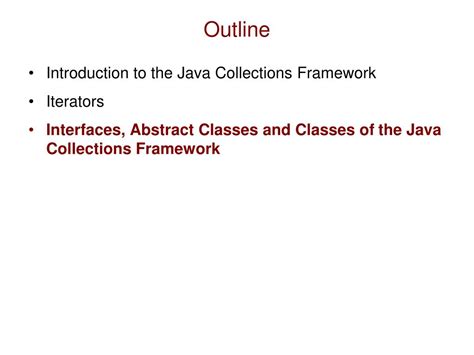 Ppt The Java Collections Framework Powerpoint Presentation Free