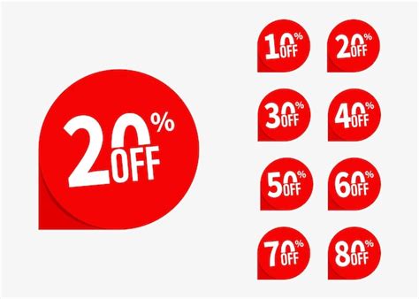 Etiquetas De Venta Conjunto De Insignias Vectoriales Plantilla Con Símbolo De Etiqueta De Venta