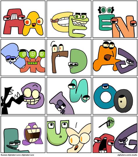 Russian Alphabet Lore X Alphabet Lore Fandom