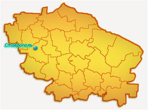 Карта Ставропольского края