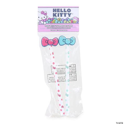 Hello Kitty Ink Pen 2 Pack With Bow Toppers Oriental Trading