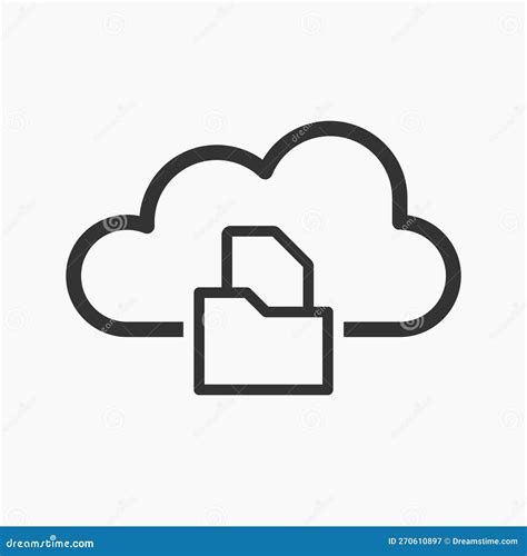Ui Backup Cloud For User Interface And Ui Backup Simple Illustration