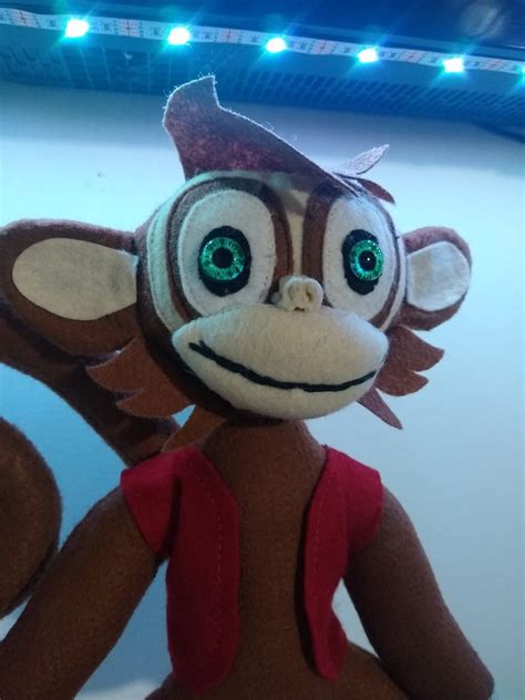 Boneco Em Feltro Macaco Abu Do Filme Aladim Elo7
