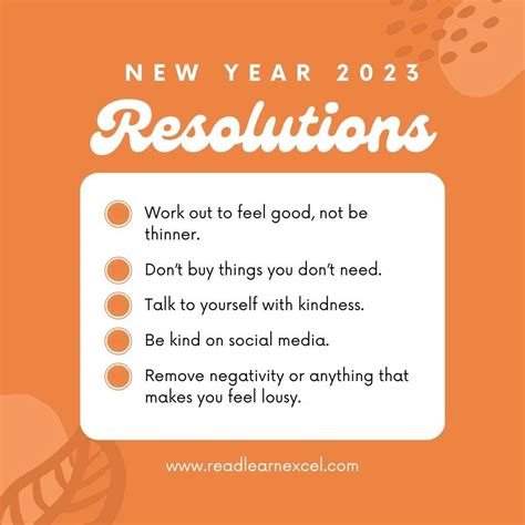 New Year 2023 Resolutions Formidable Lists Of Dos And Donts