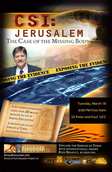 The Shroud Of Turin Presented By Russ Breault Beaver County Events