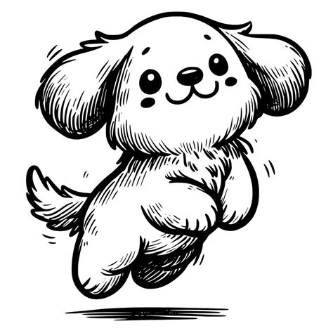 Playful Pup Prance Creative Meadow