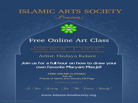 Art Classes Islamic Arts Society