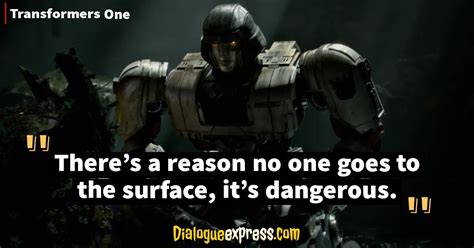 Transformers One 26 Most Powerful Film Quotes And Dialogues Dialogue