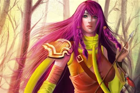 Diy Frame Archer Fantasy Art Hunter Cleavage Elf Elves Sexy Babes Cloth