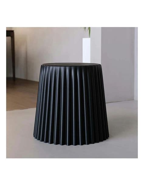 Artiss Bar Cupcake Plastic Foot Stool X2 In Black Myer