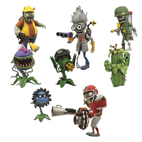 Plants Vs Zombies Garden Warfare Action Figure 2 Pack Set Diamond