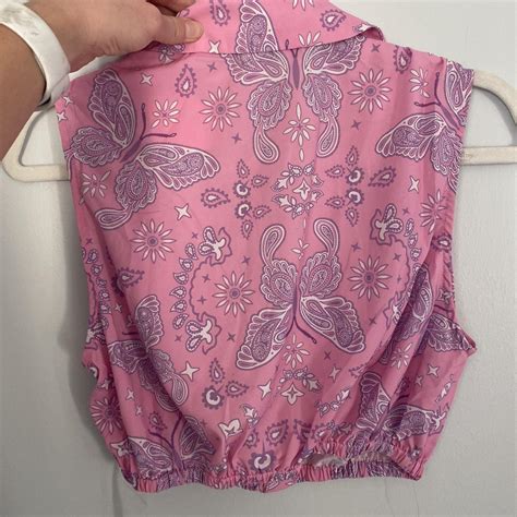 Pink Cowgirl Fringe Tank Top Never Worn From Dolls Depop