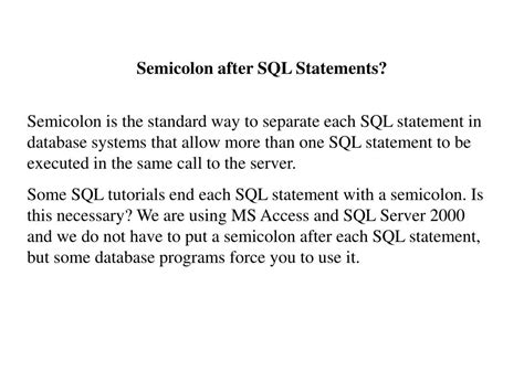 Ppt Sql Powerpoint Presentation Free Download Id410995