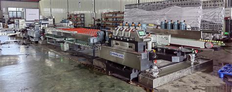 Glass Double Pencil C Edging Line Machine