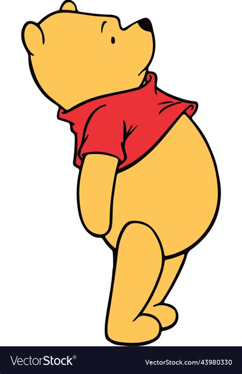 Winnie The Pooh Royalty Free Vector Image Vectorstock