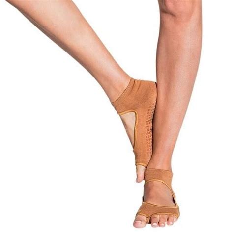 Allegro Grip Sock Nude For Everyone Barre Pilates Nude One Size Natural Skin Tone