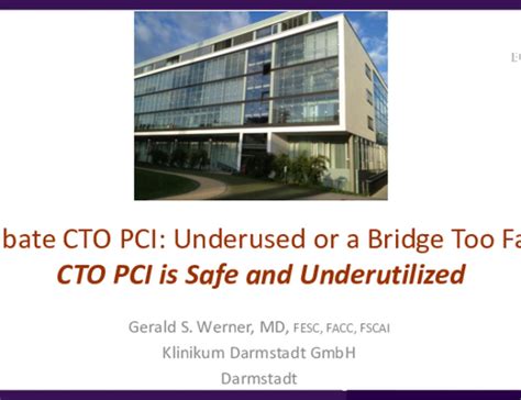Cto Pci Is Safe And Underutilized