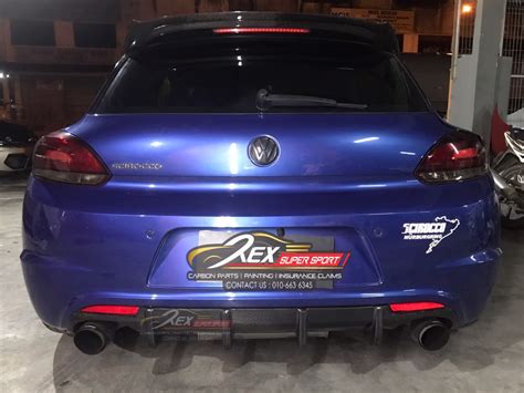 Scirocco R Rear Diffuser Revozport Rexsupersport Specializes In