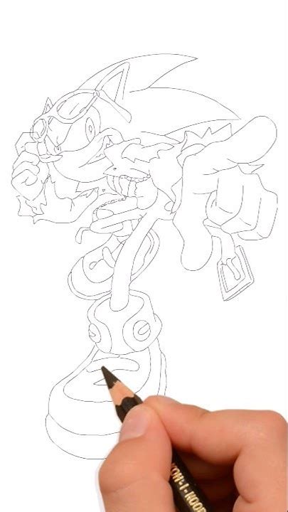 How To Draw Scourge The Hedgehog Drawing Howtodraw Sonic Scourage Scourgethehedgehog Youtube