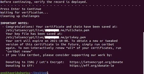Generate Lets Encrypt Certificate With Dns Challenge And Namecheap